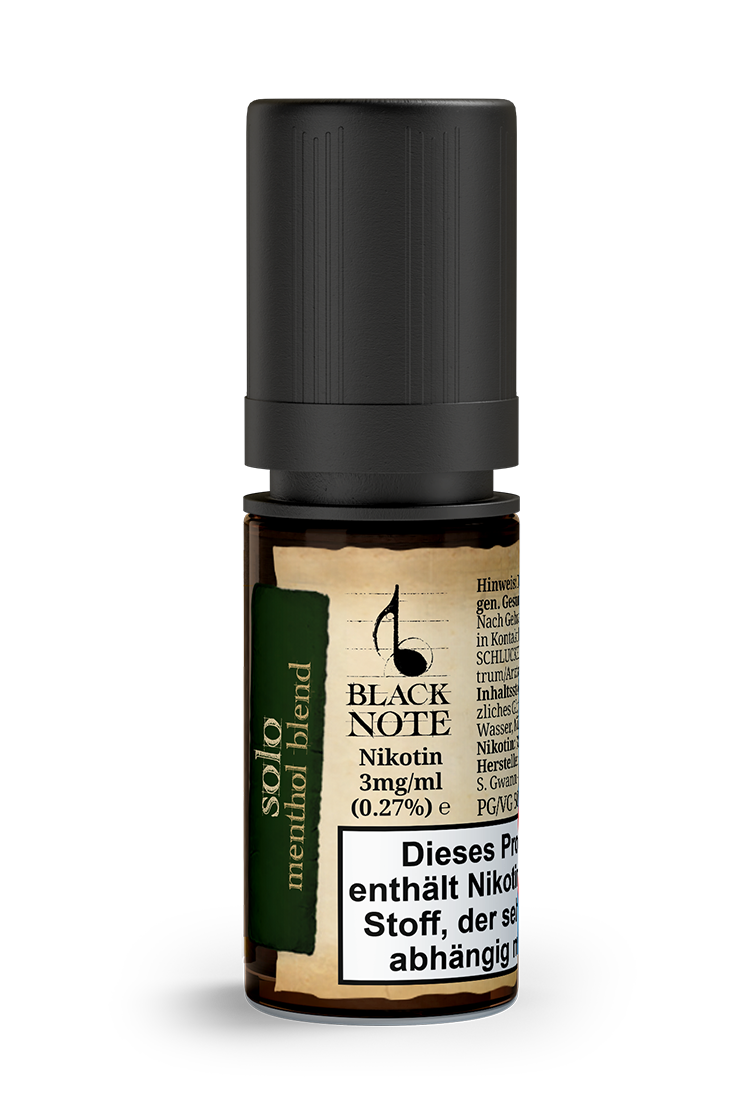 Black Note NET (Naturally Extracted Tobacco) Liquids - Premium Tabakliquids
